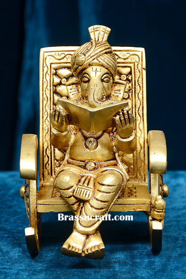 Sitting Chair Ganesh – Brassncraft
