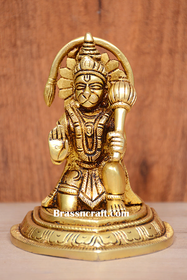Sitting Pan Base Hanuman – Brassncraft