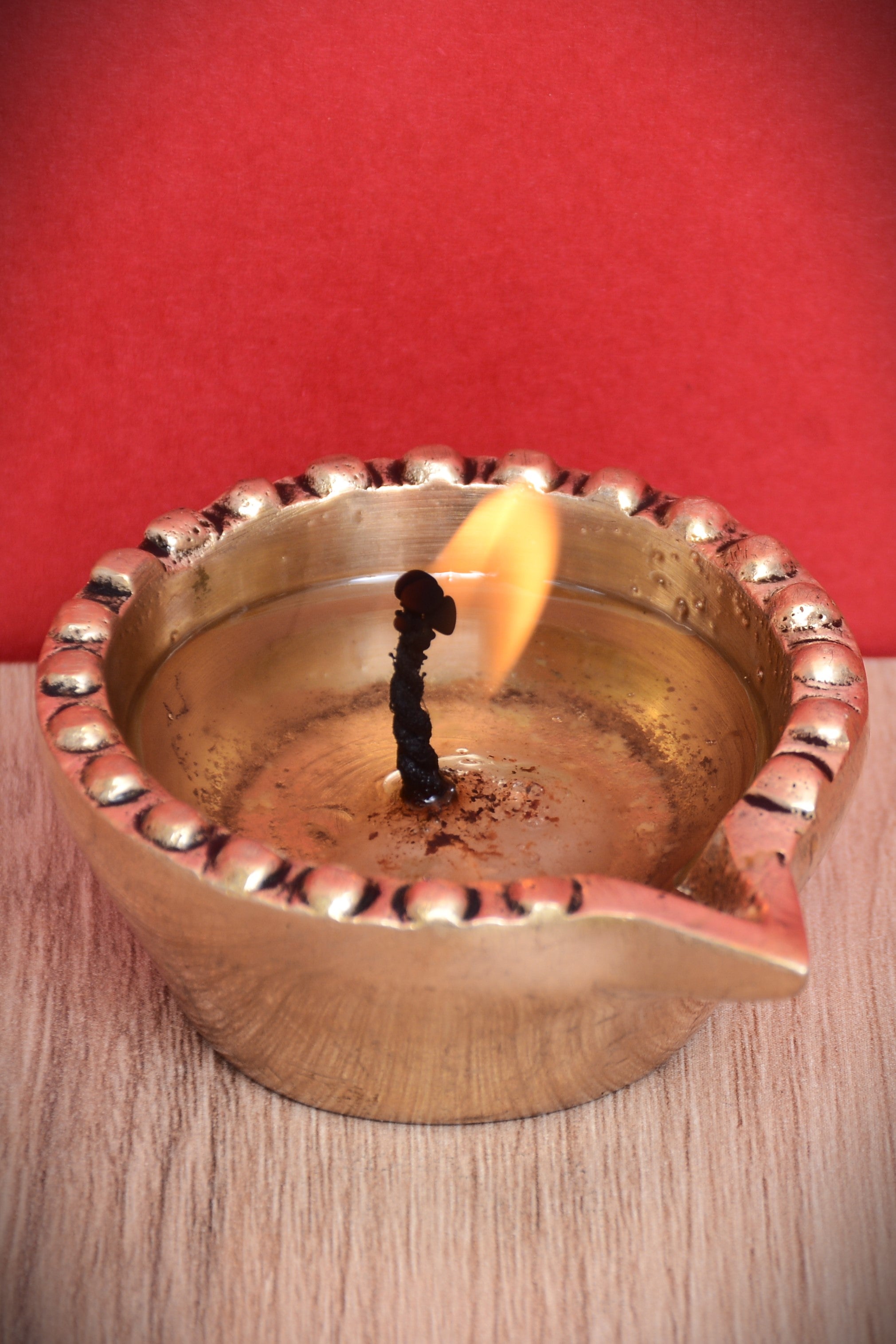 ROUND SMALL SWASTIK DEEPAK – Brassncraft